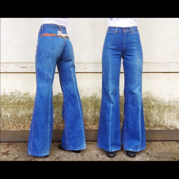Vintage | Jeans | Vintage 7s Embroidered Sunset Jeans 24 | Poshmark